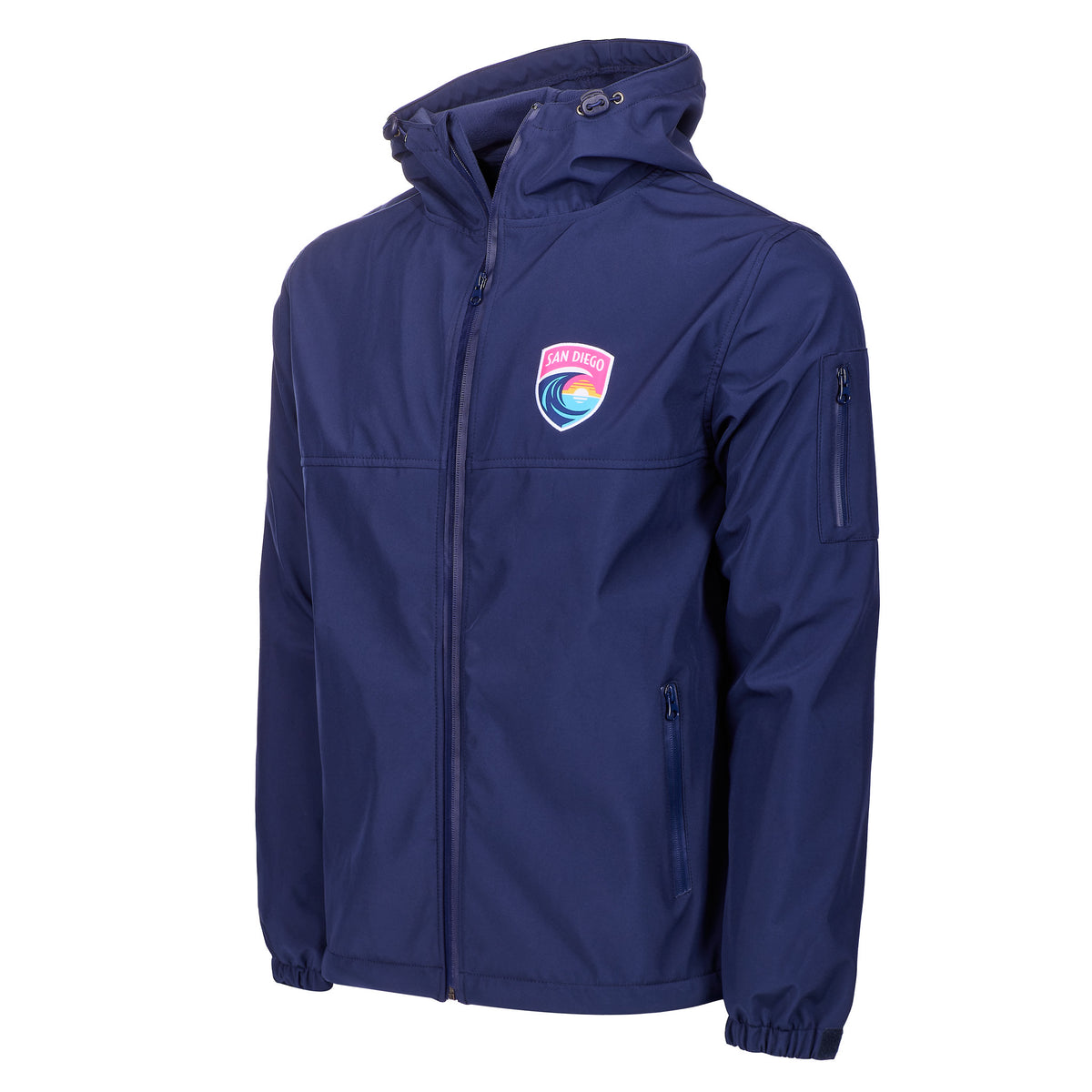 Unisex San Diego Wave FC Crest Three Layer Jacket – San Diego Wave ...